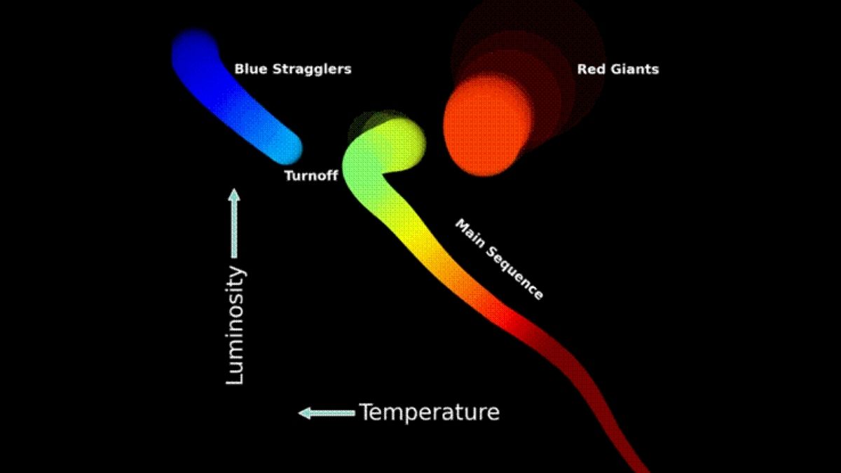 Blue straggler - bigger and bluer star formed when one star eats up another
