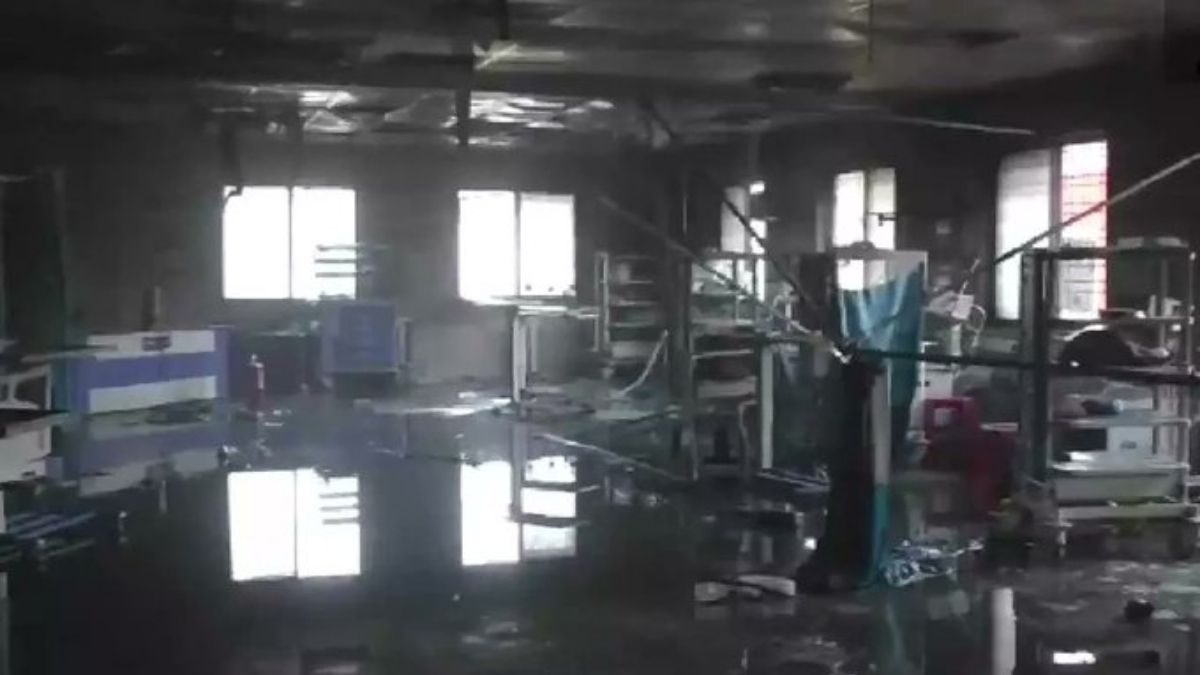 fire in a hospital in Maharashtra