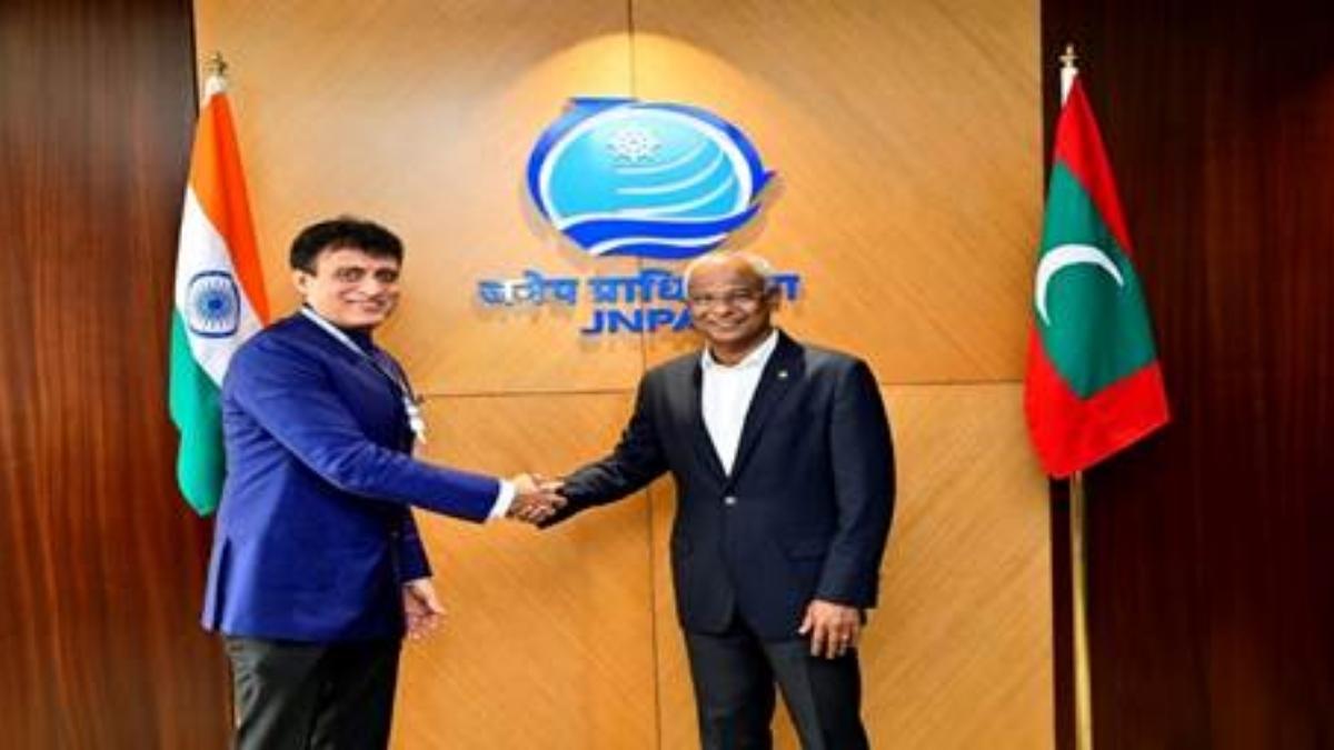 President of the Republic of Maldives Ibrahim Mohamed Solih along with ...