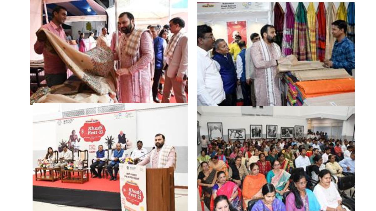 Khadi Fest 2023 inaugurated at KVIC, Mumbai