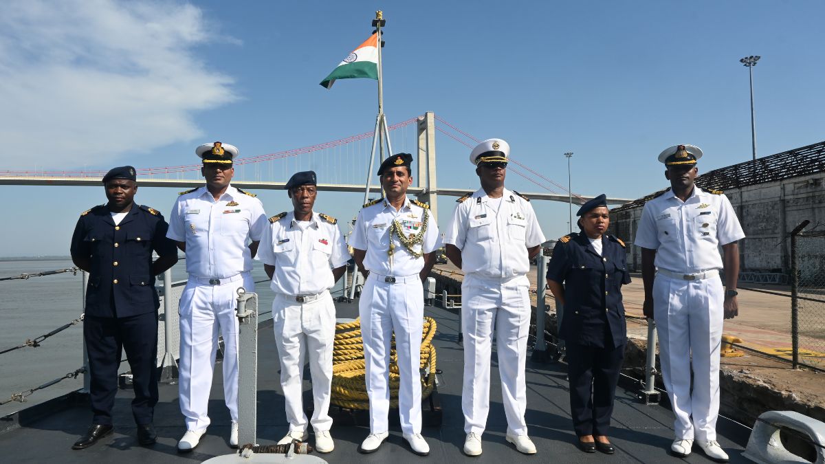 INS SUJATA VISITS PORT MAPUTO, MOZAMBIQUE