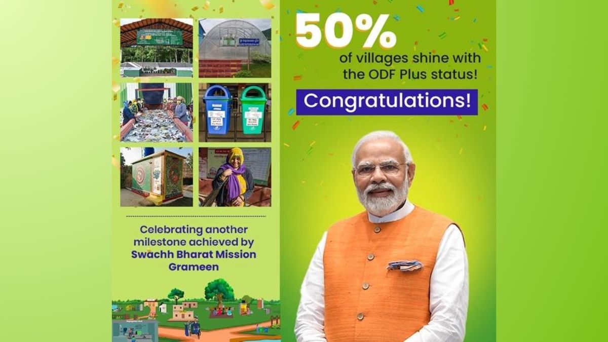 India Achieves Another Major Sanitation Milestone - 50% of Villages Are ...